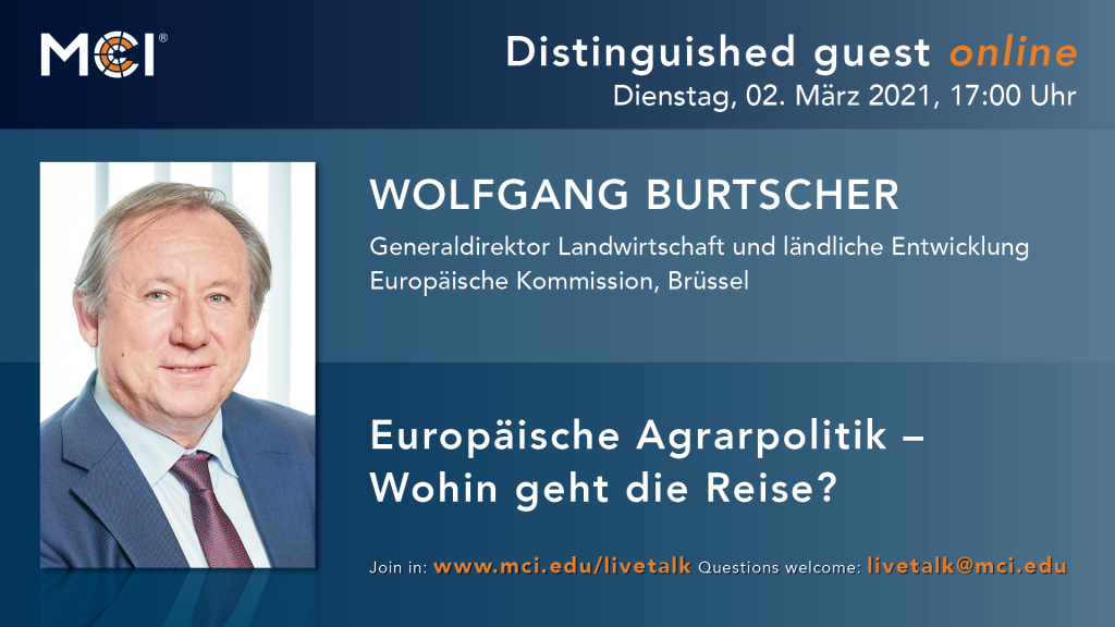 MCI Livetalk with Wolfgang Burtscher on the future of European ...
