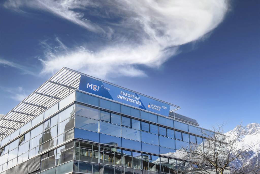 MCI logo and corporate branding - MCI Innsbruck