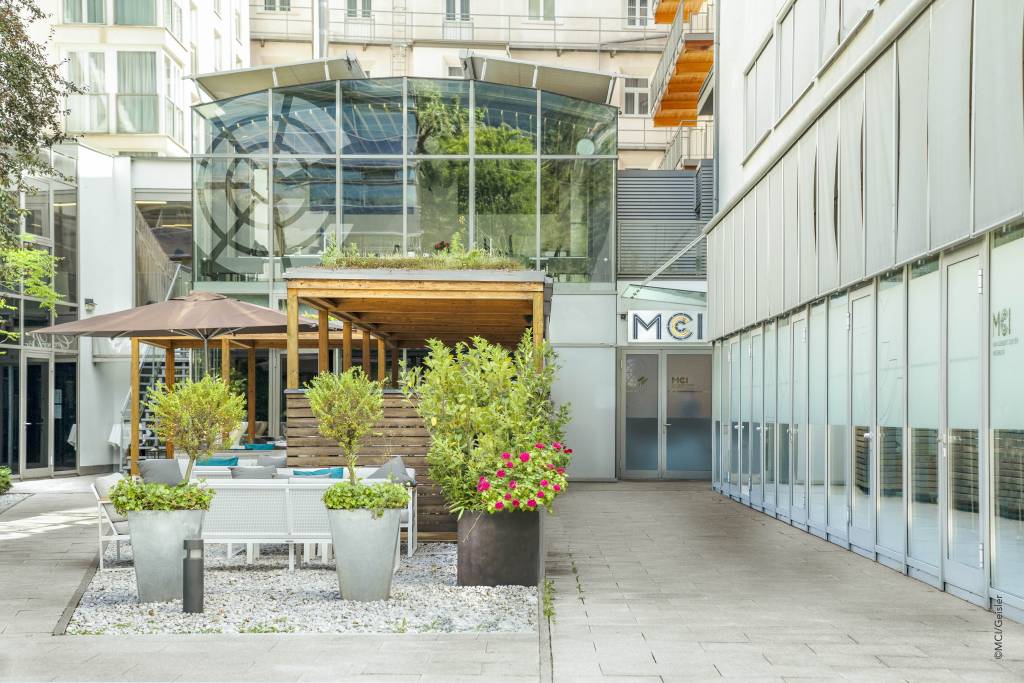 MCI logo and corporate branding - MCI Innsbruck